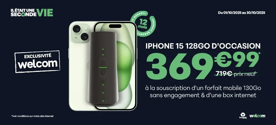 Choisissez un forfait mobile 4G ou 5G pour toute la famille | Welcom